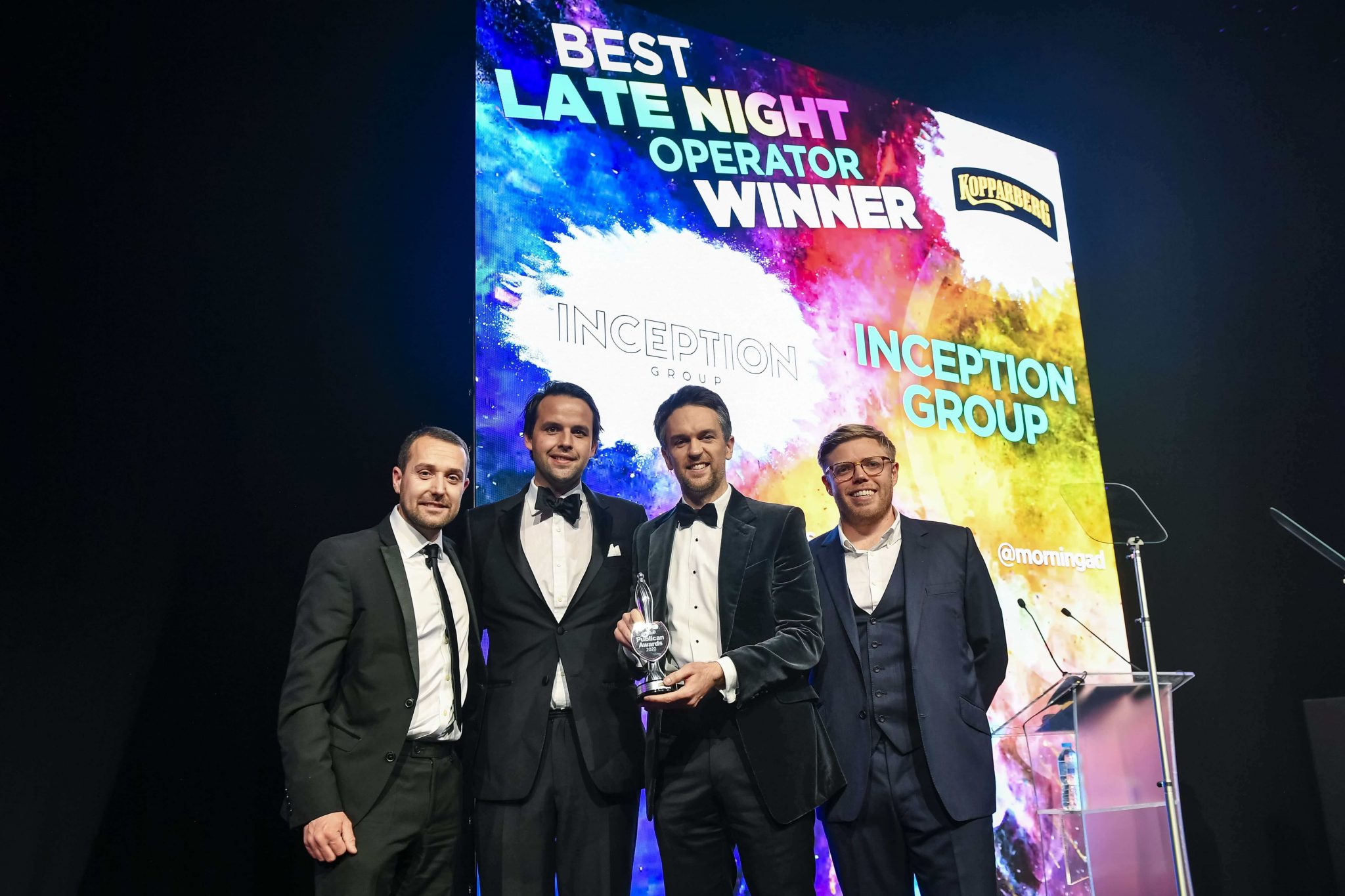 Inception Group WINS ‘Best Late Night Operator’ In the UK at The ...