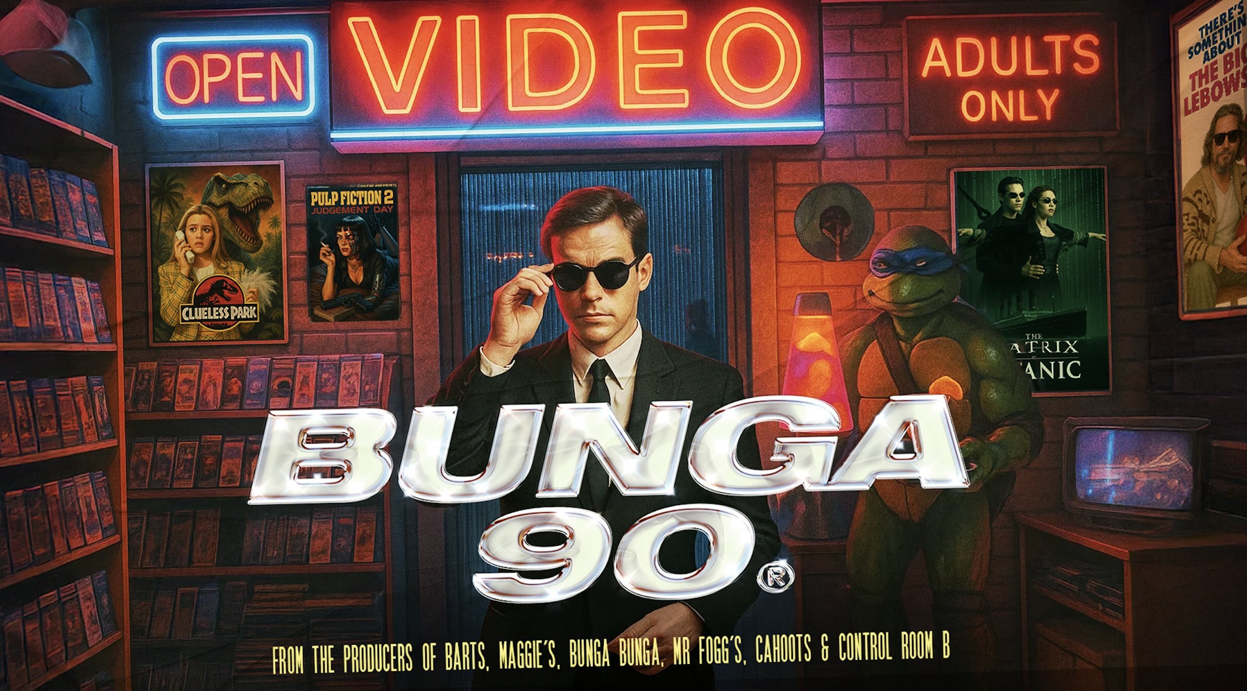 BUNGA BUNGA REIMAGINED AS THE NEW BUNGA 90! - Inception Group